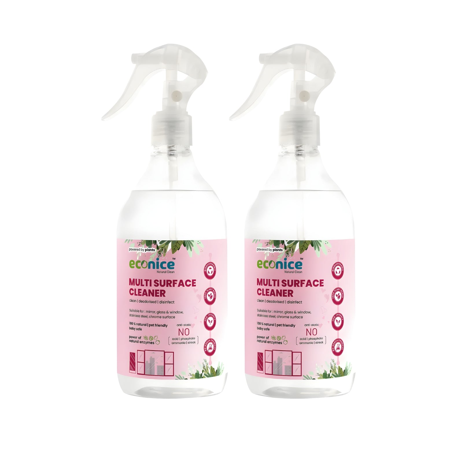 Buy Natural Multi Surface Cleaner Liquid 500ML | Econice
